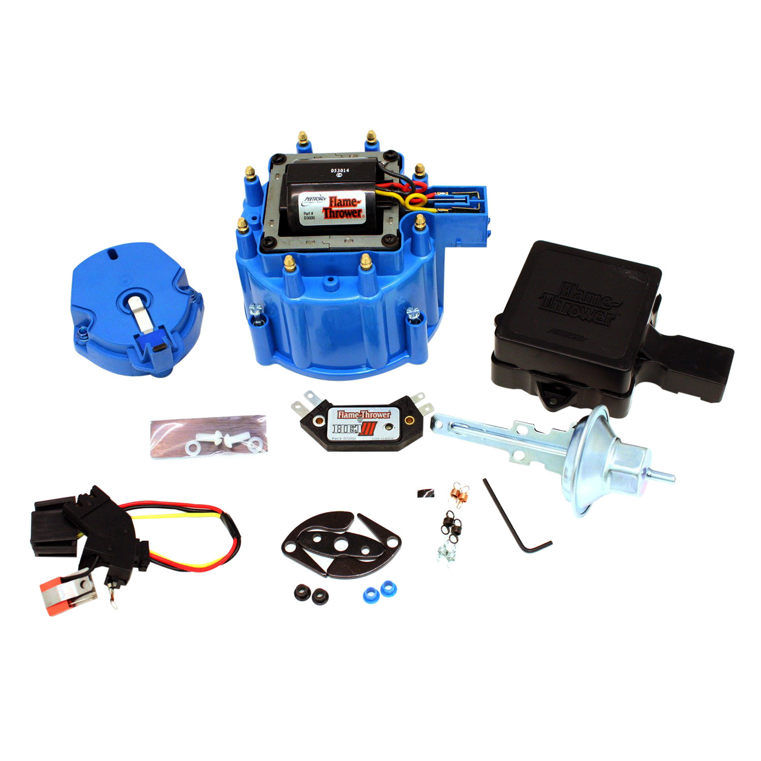 Pertronix® D78002 - Flame-Thrower™ HEI Billet Distributor Cap