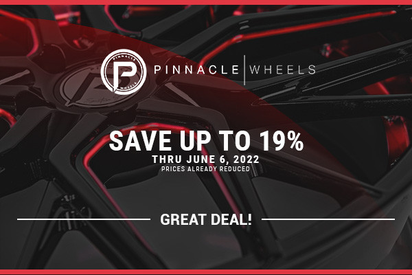 PINNACLE® P100 ROYALTY Wheels - Gloss Black with Milled Accents Rims