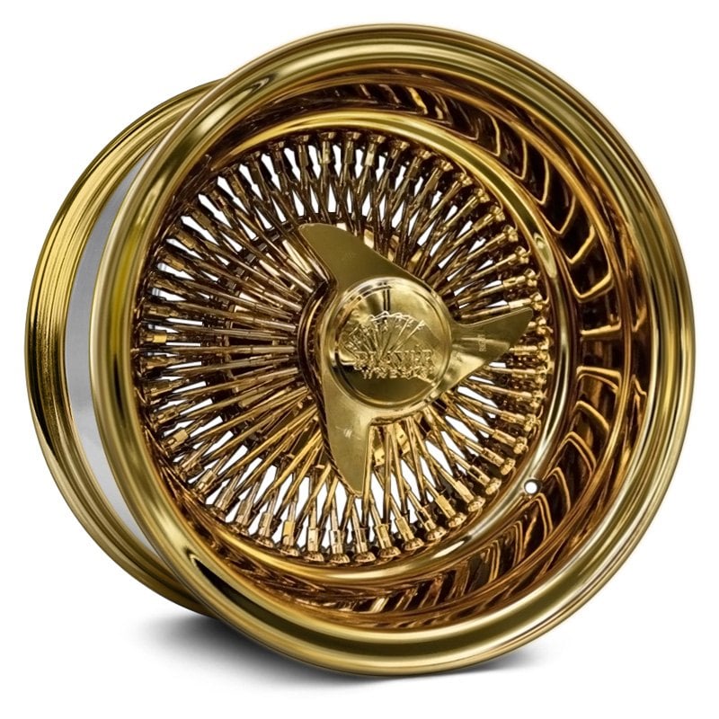 PLAYER® 100 SPOKES Wheels - Gold Rims