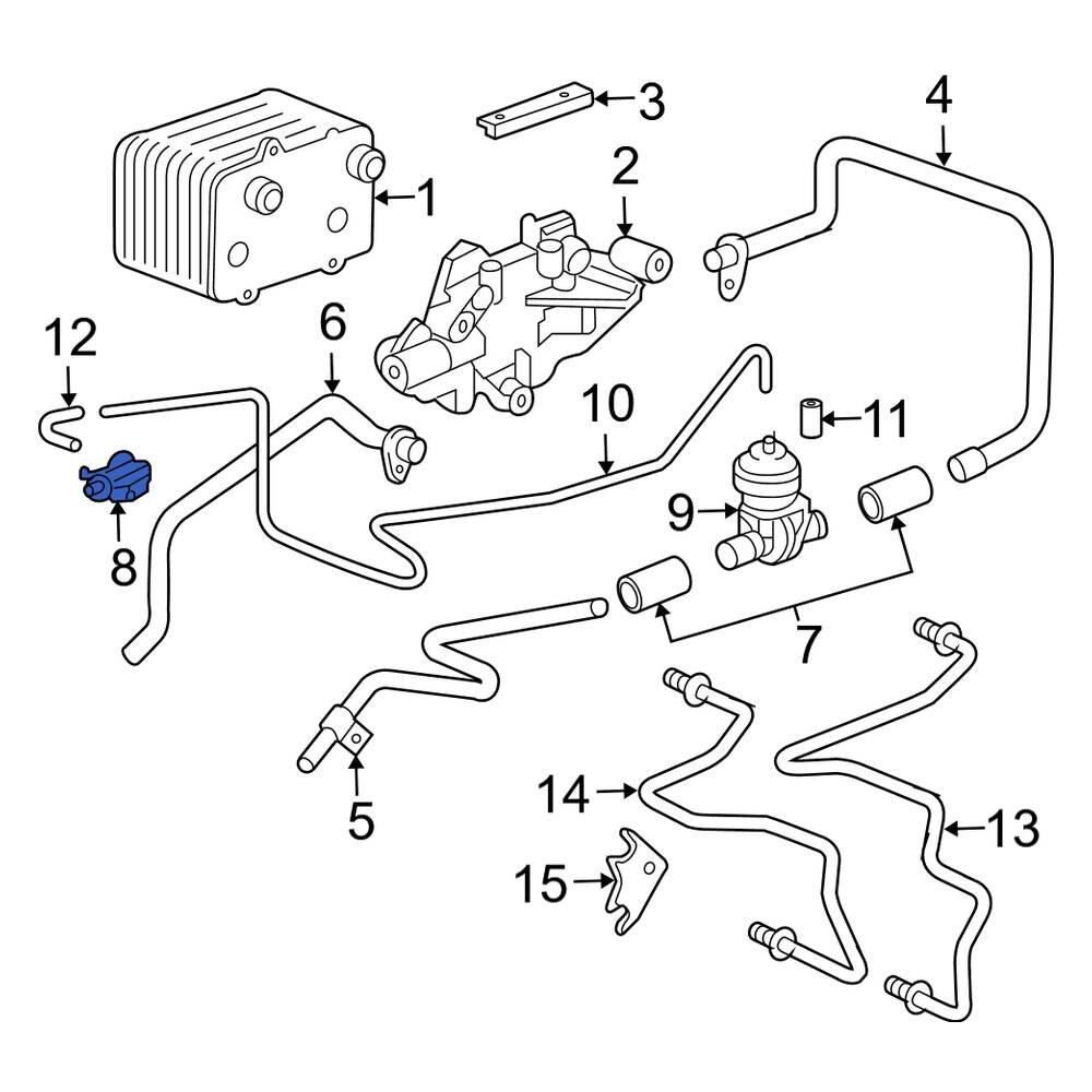 Porsche OE 7PP906270 - Automatic Transmission Oil Cooler Control Valve