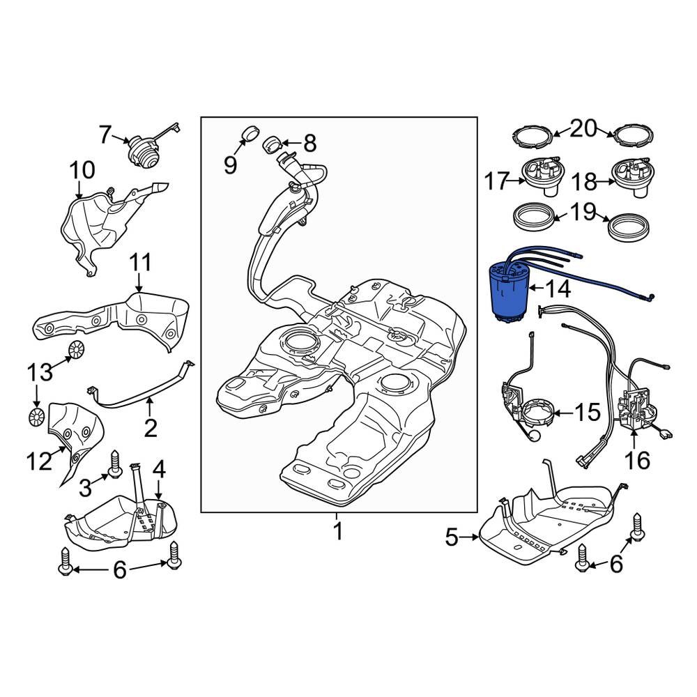 Porsche OE 95862013200 - Electric Fuel Pump
