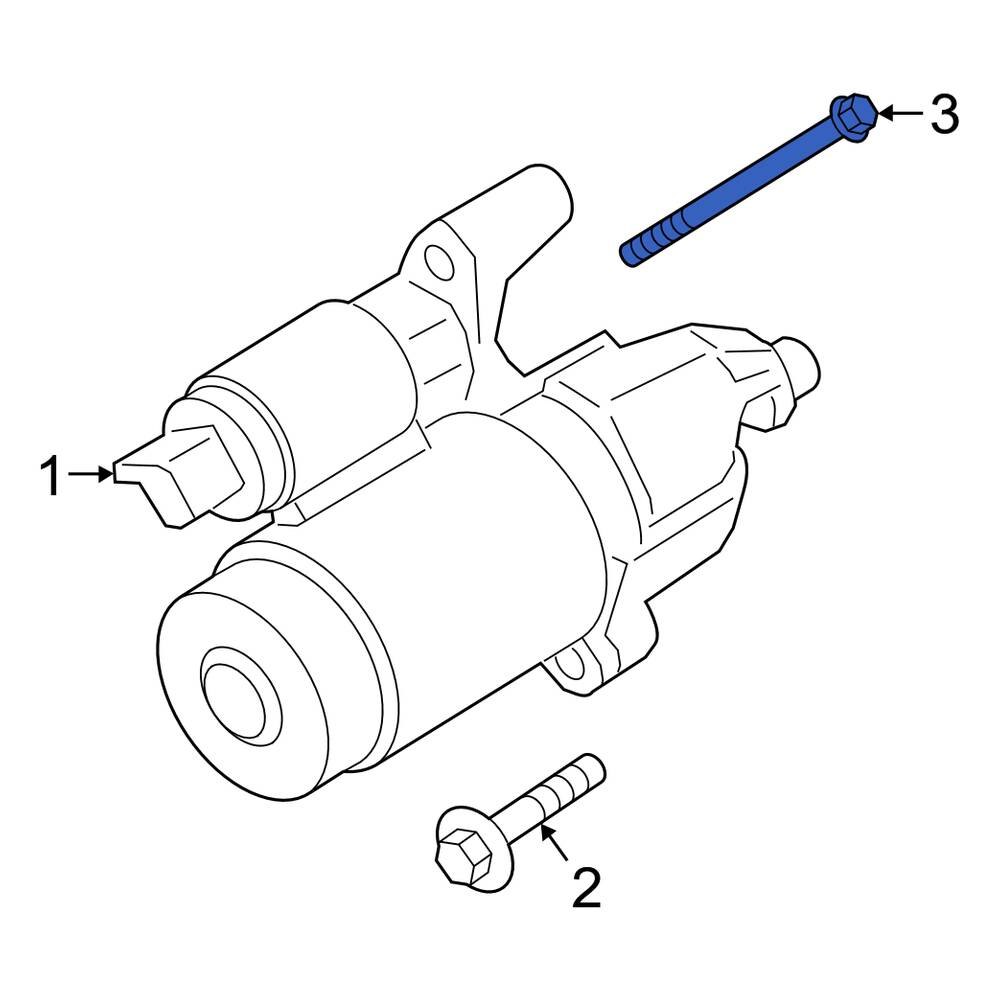Porsche OE PAF911296 - Starter Bolt