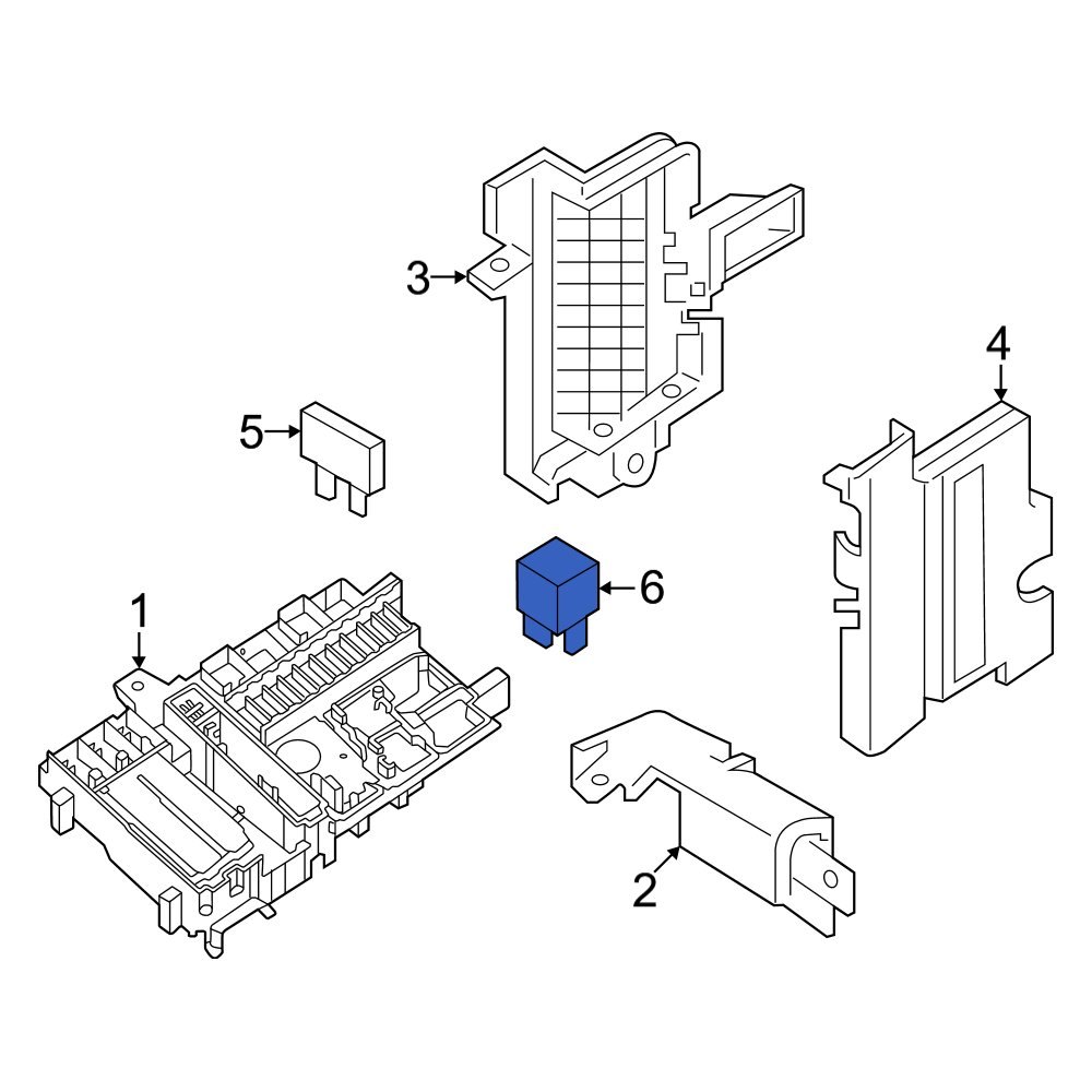 Porsche OE 95561502700 - Accessory Power Relay