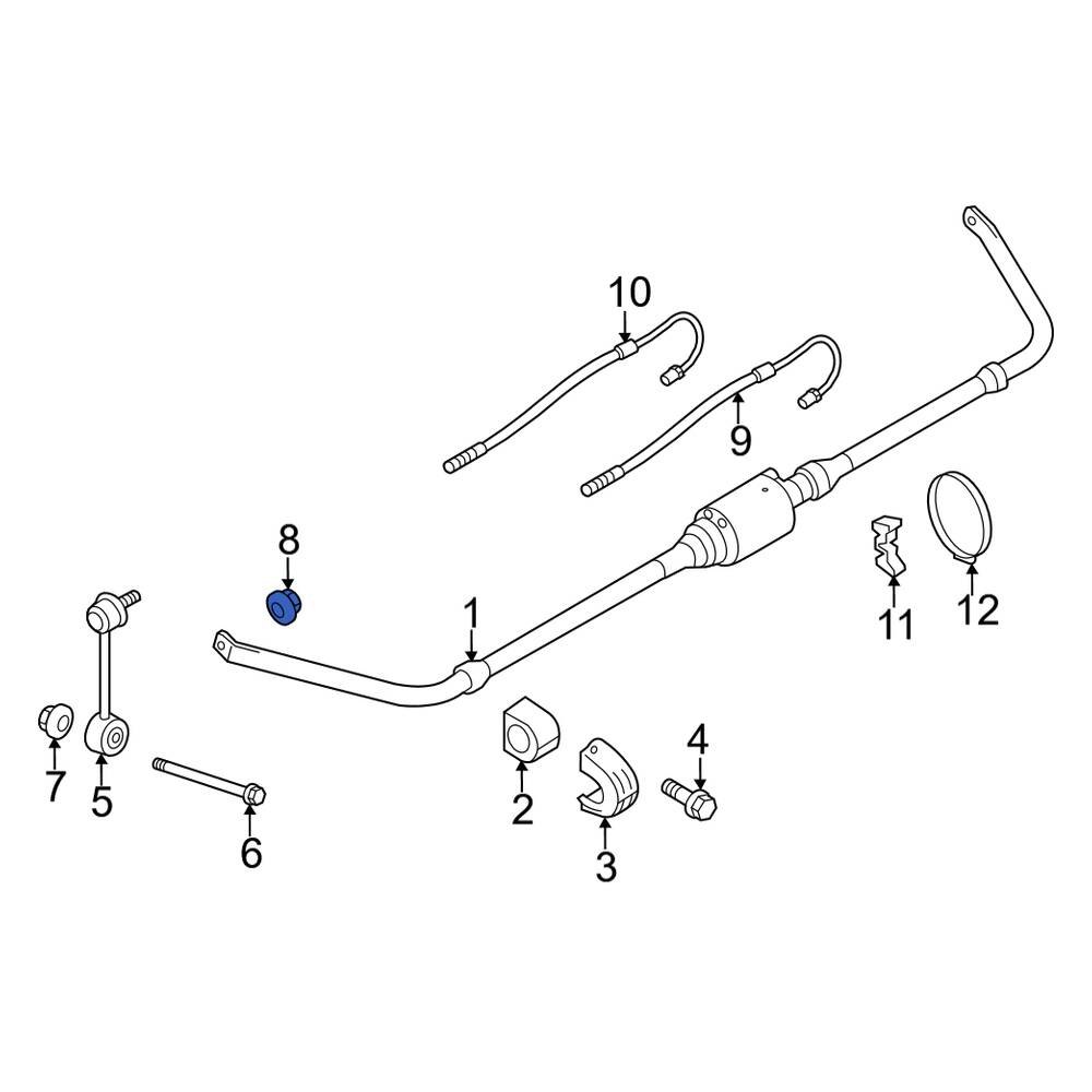 Porsche OE 99908444501 - Front Suspension Strut Nut