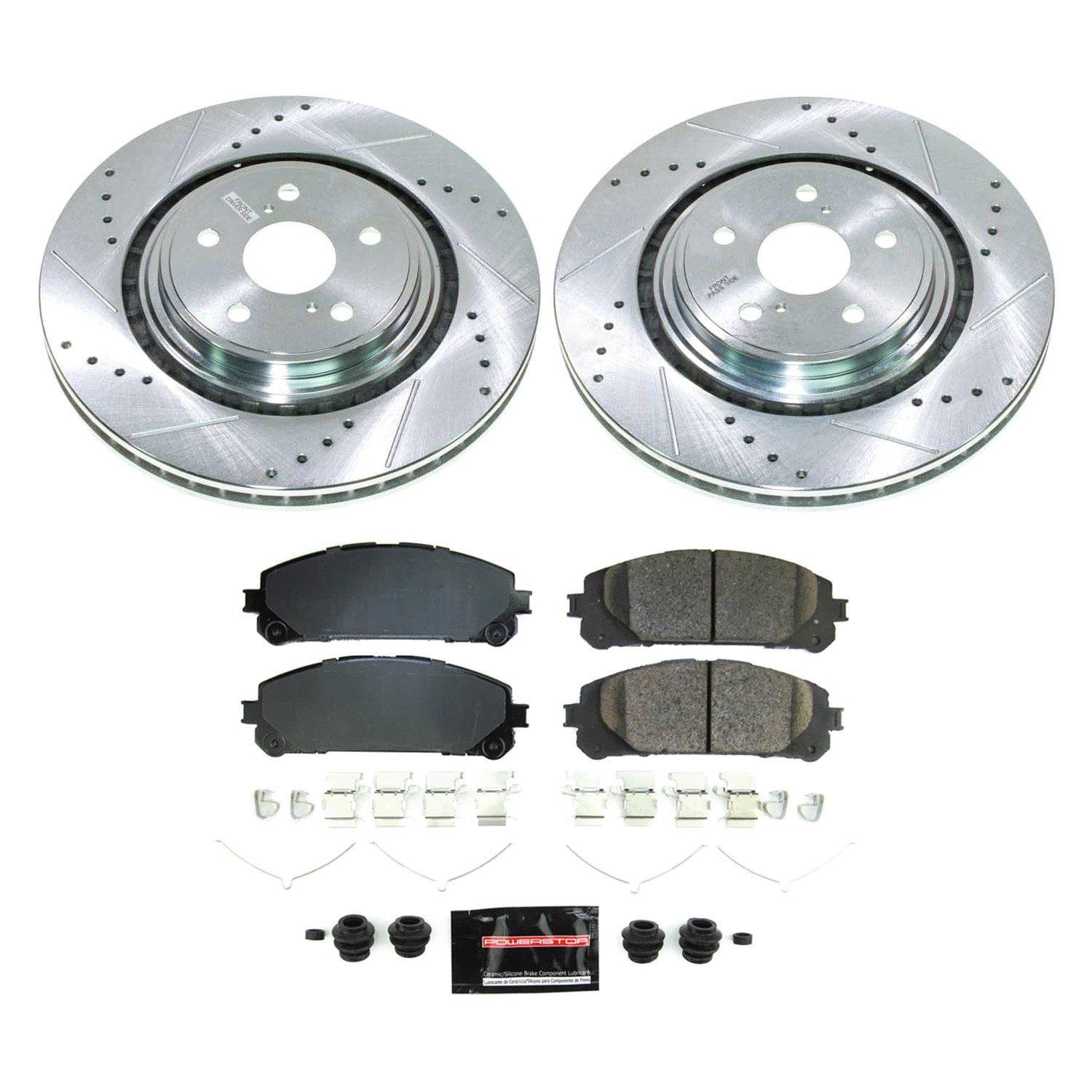 PowerStop® K8753 - 1-Click Z23 Evolution Sport Drilled and Slotted ...