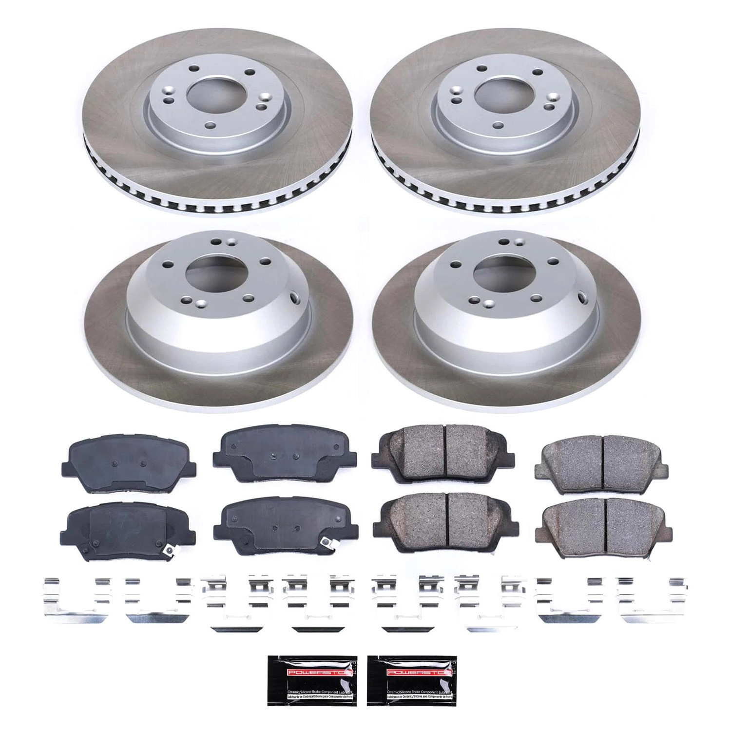 PowerStop® - Semi Coated Disc Brake Kit