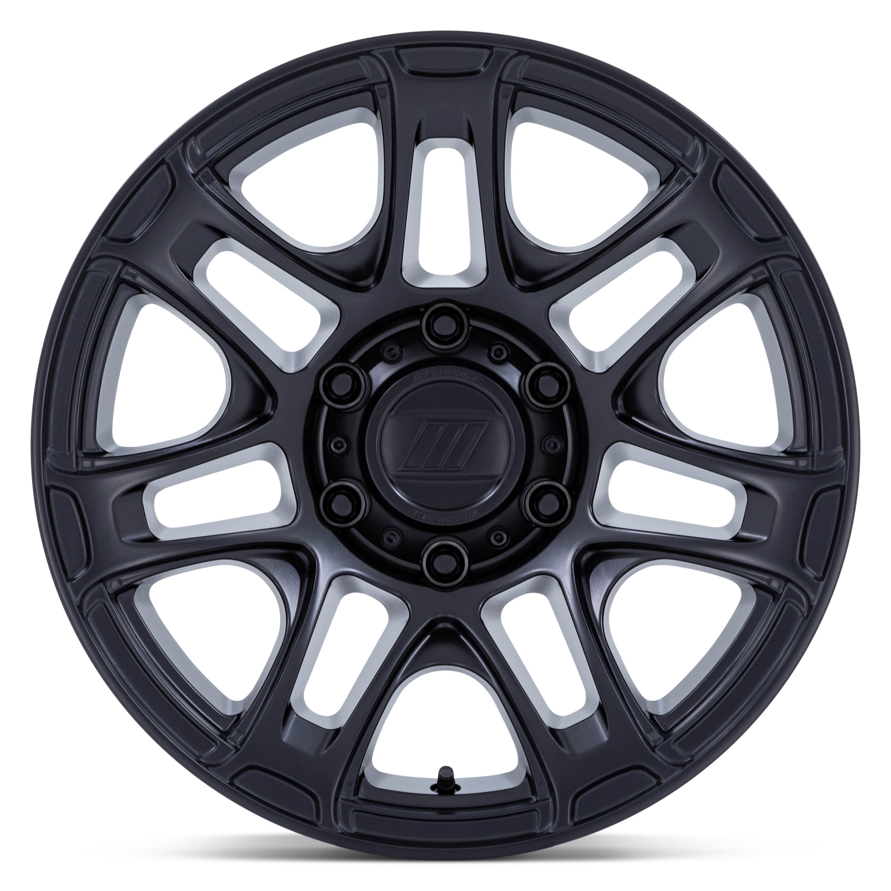 PRO COMP® PA204 ROUGHNECK Wheels - Matte Black Rims
