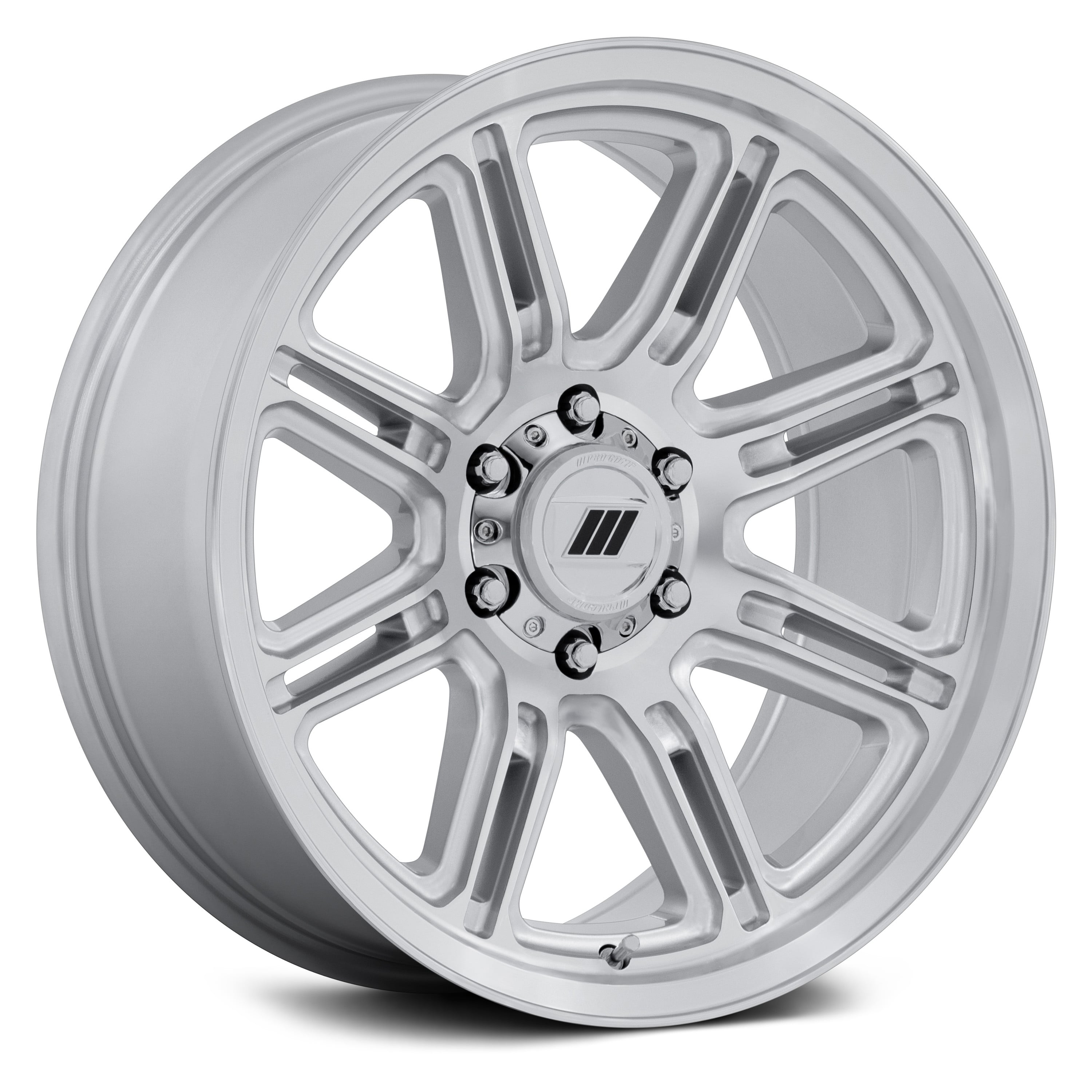 PRO COMP® PA206 SNARE Wheels - Gloss Silver with Machined Face Rims
