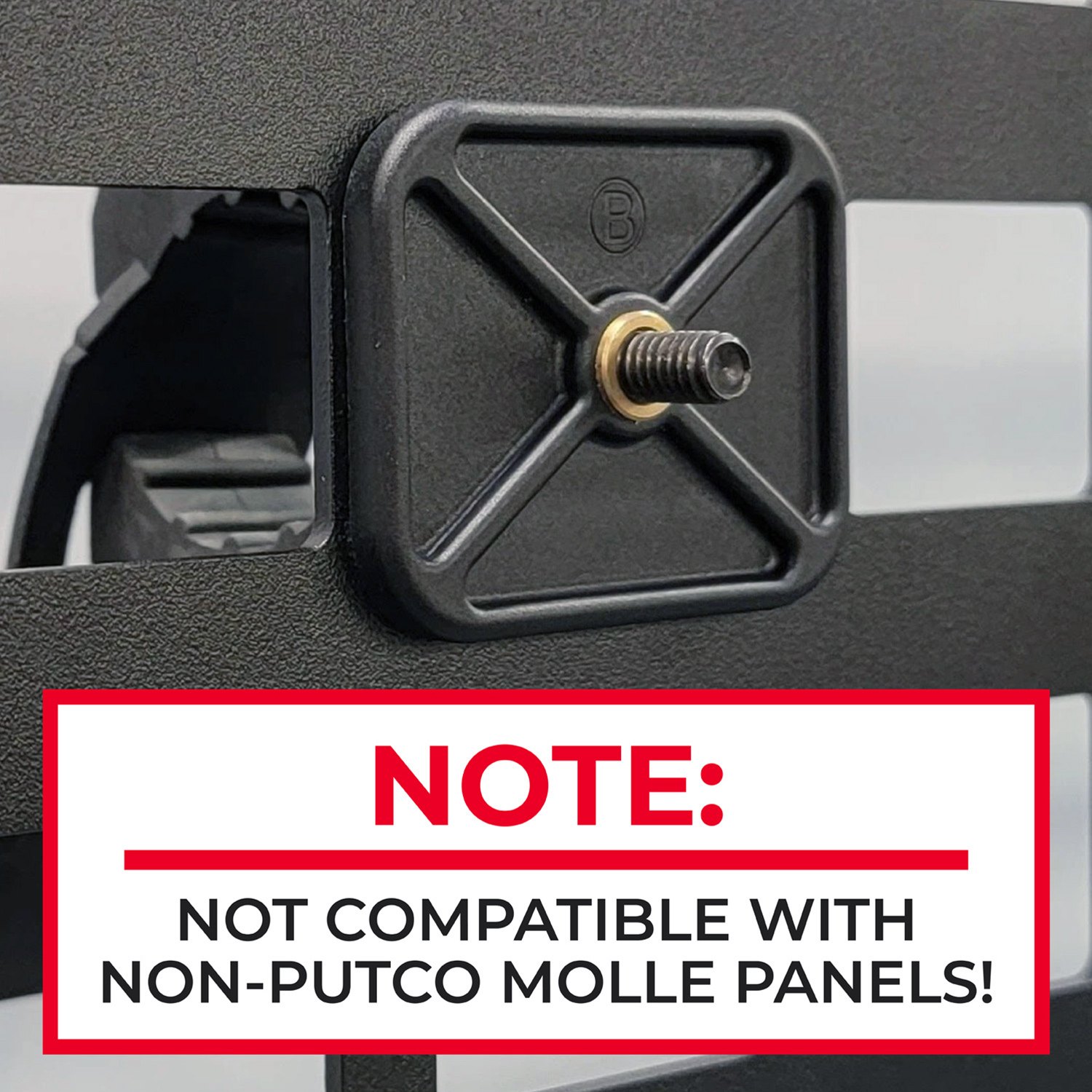 Putco® 195242 - Passenger Side Bed Molle Rack Panel