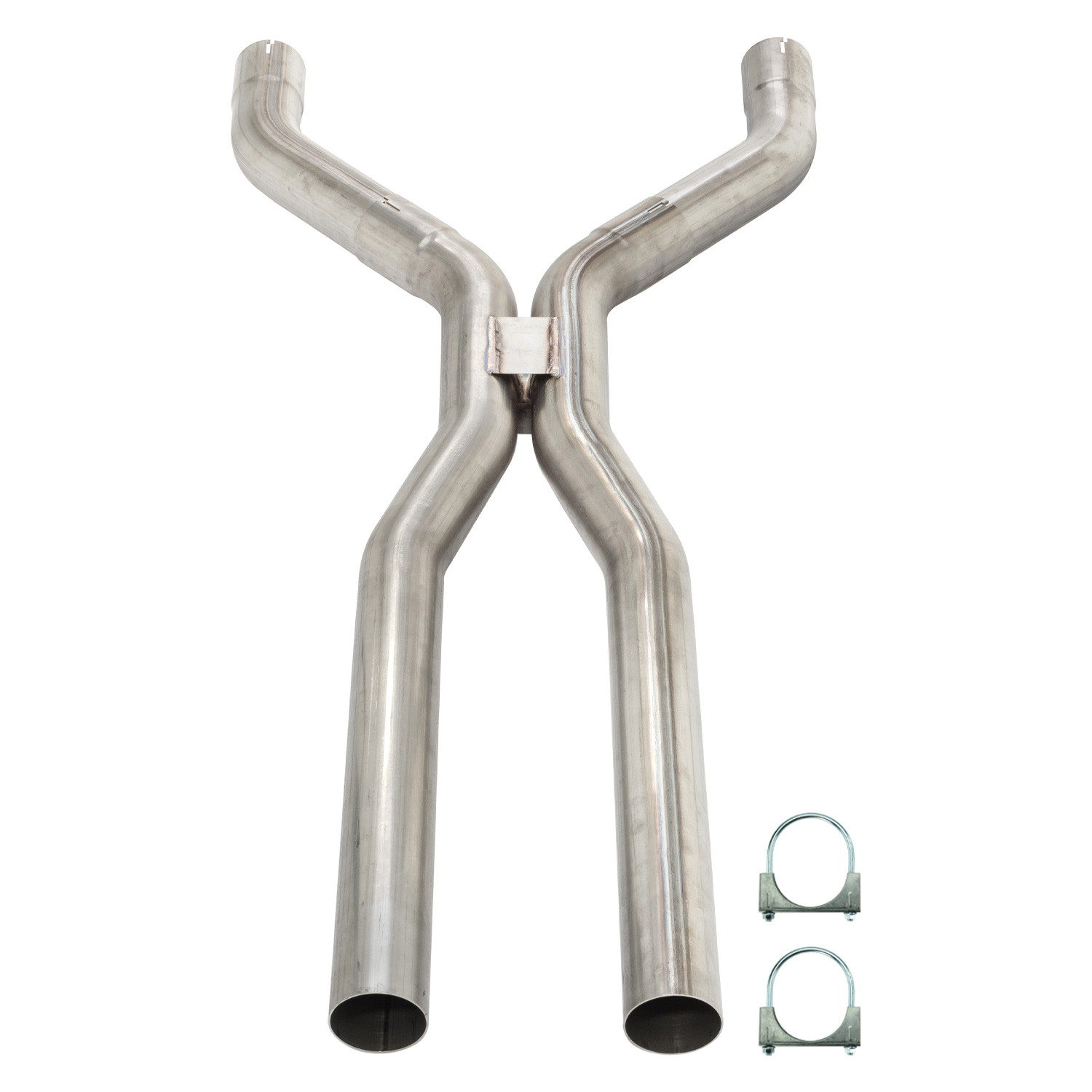 Pypes® - 409 SS Natural Tunnel Crossover Exhaust H-Pipe Kit