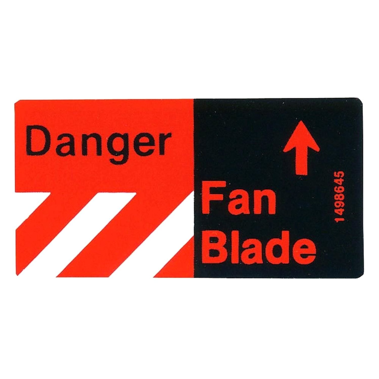 QRP® CE05255 - Caution Fan Decal