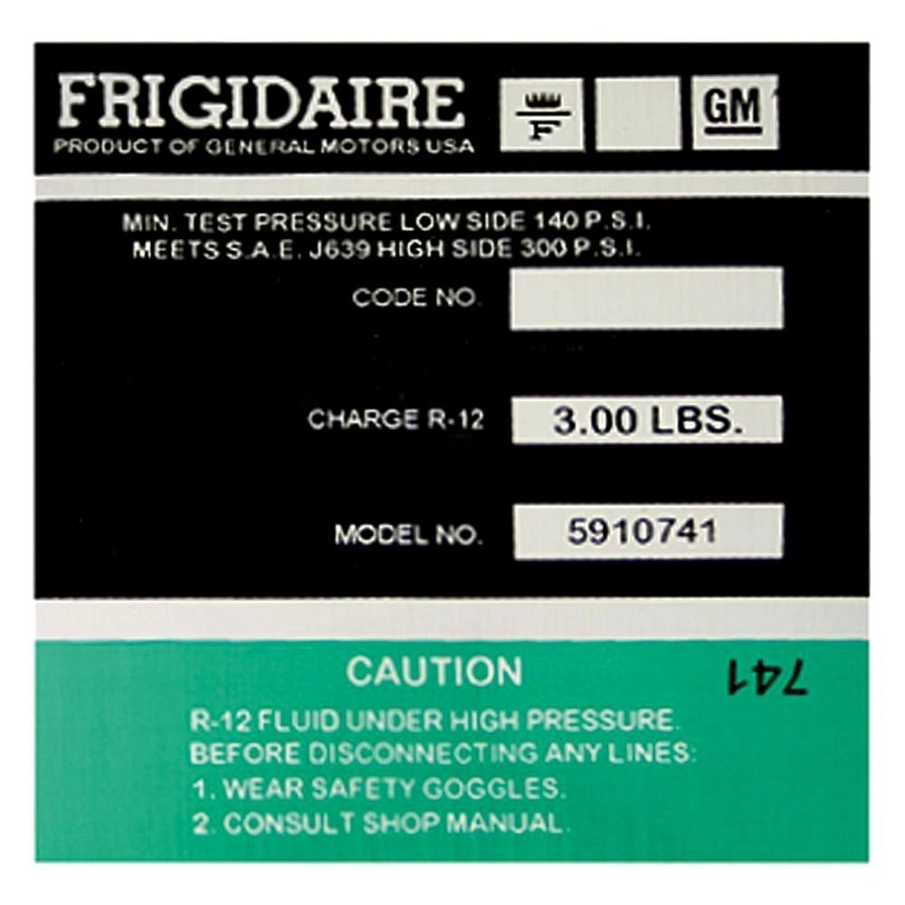QRP® - AC Compressor Decal