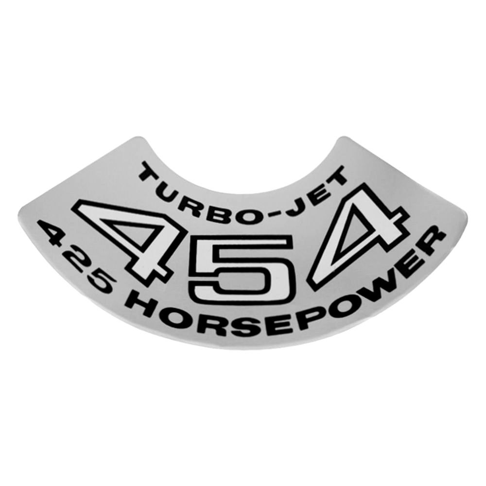 QRP® JSB0014 - "454 Turbo-Jet 425HP" Turbo-Jet Decal