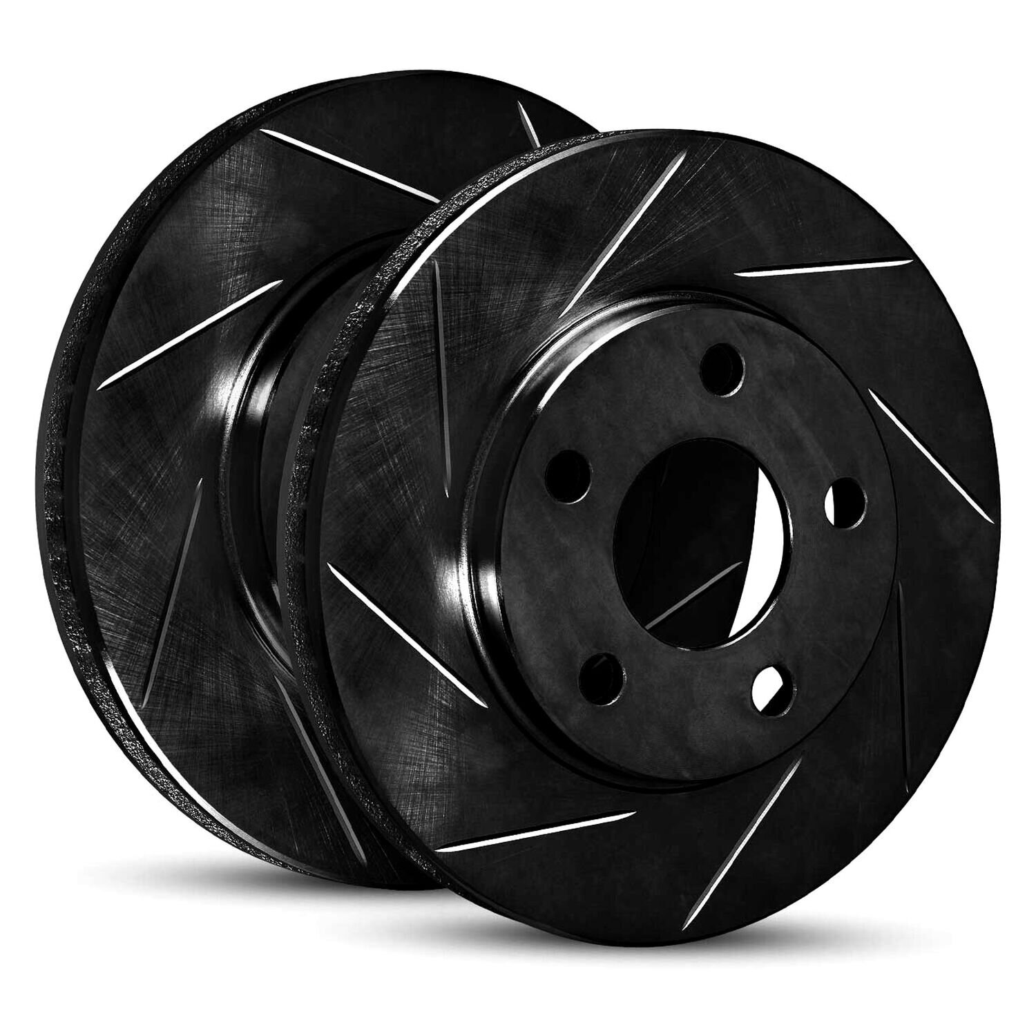 R1 Concepts® WCPN1-26005 - Slotted Rear Brake Rotor Set