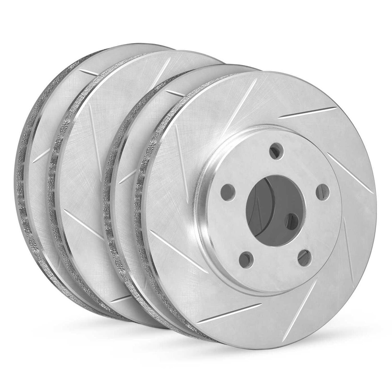 R1 Concepts® WEPN2-46032 - Slotted Front and Rear Brake Rotor Set