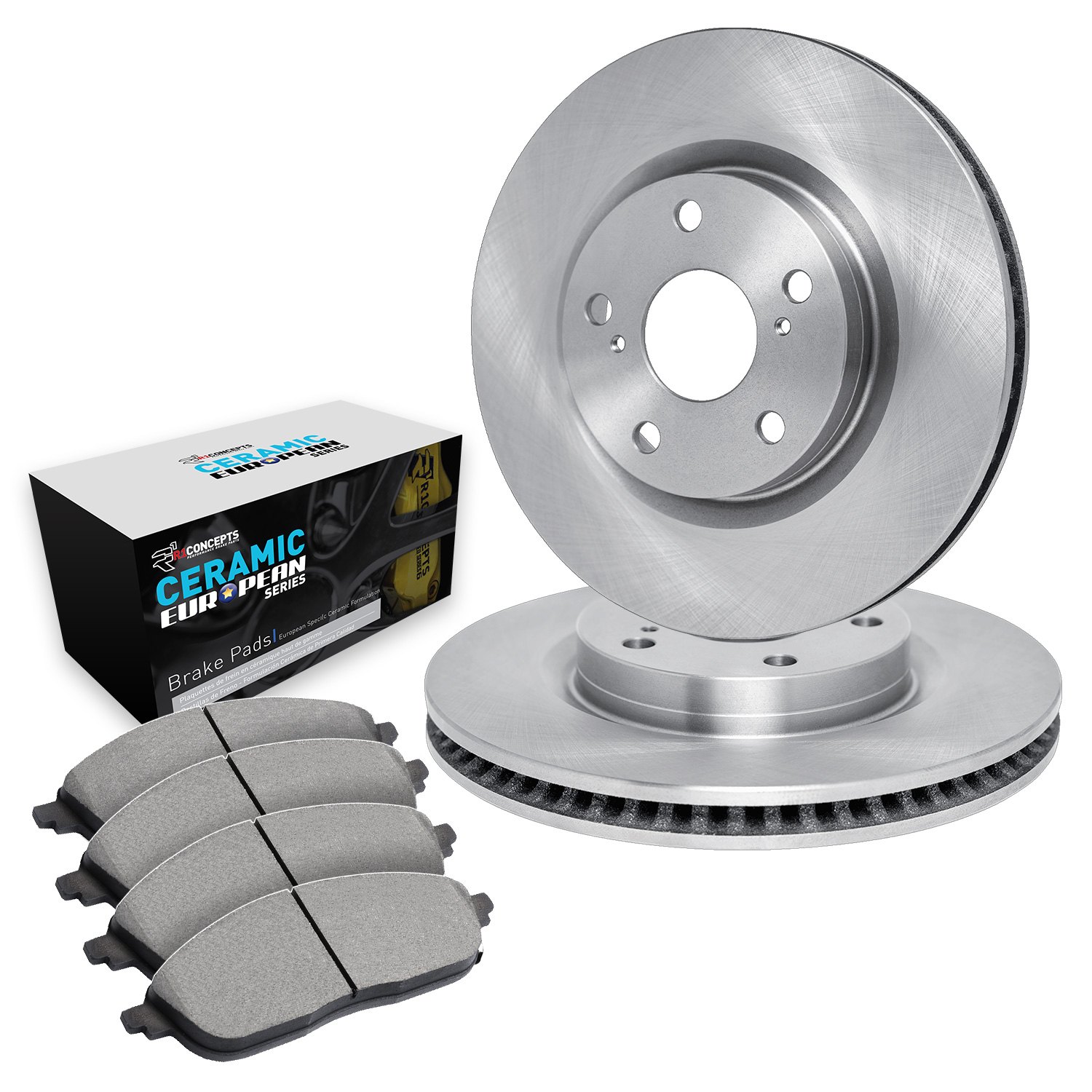 R1 Concepts® WFTN1-63306 - Brake Kit with Euro Ceramic Pads