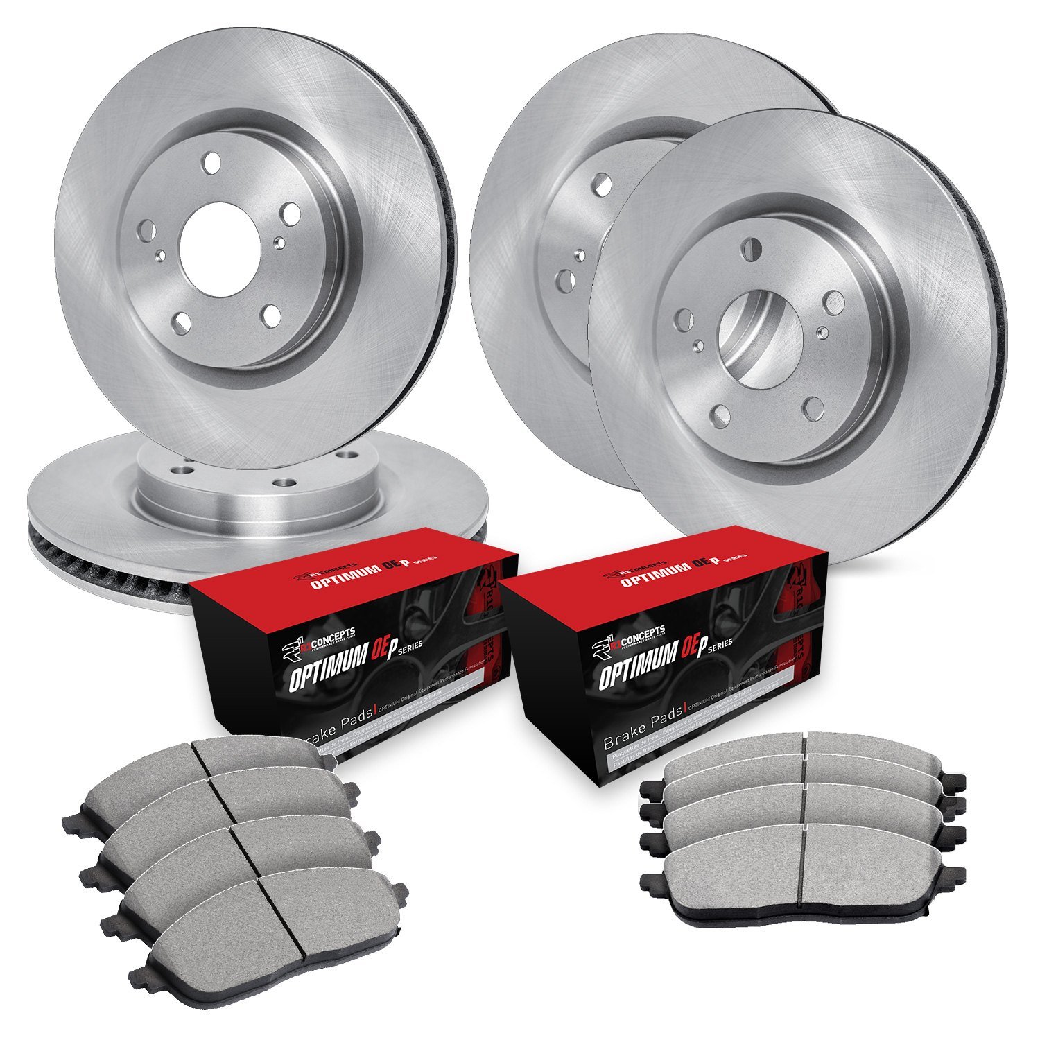 R1 Concepts® - Brake Kit with Optimum OE Pads