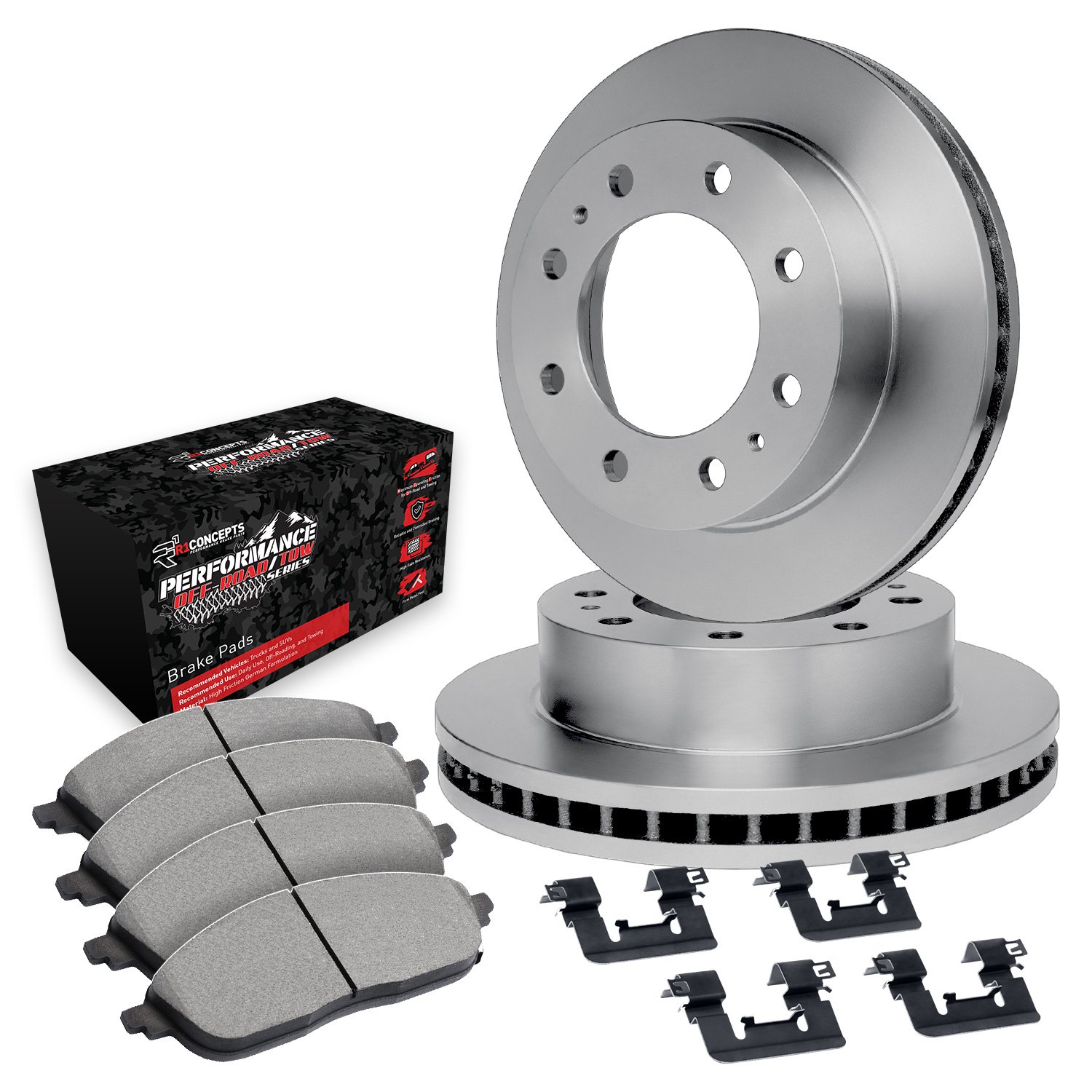 R1 Concepts® WFVH1-48019 - Front Brake Kit with Performance Off-Road ...