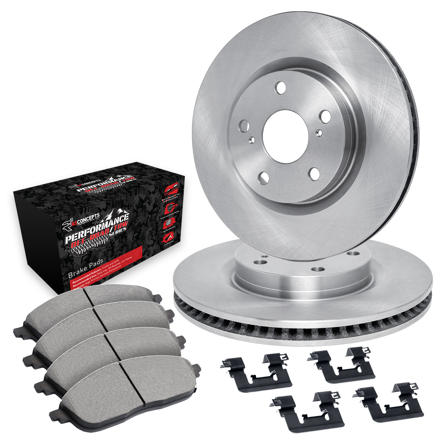 R1 Concepts® WFVH1-48058 - Front Brake Kit with Performance Off-Road ...