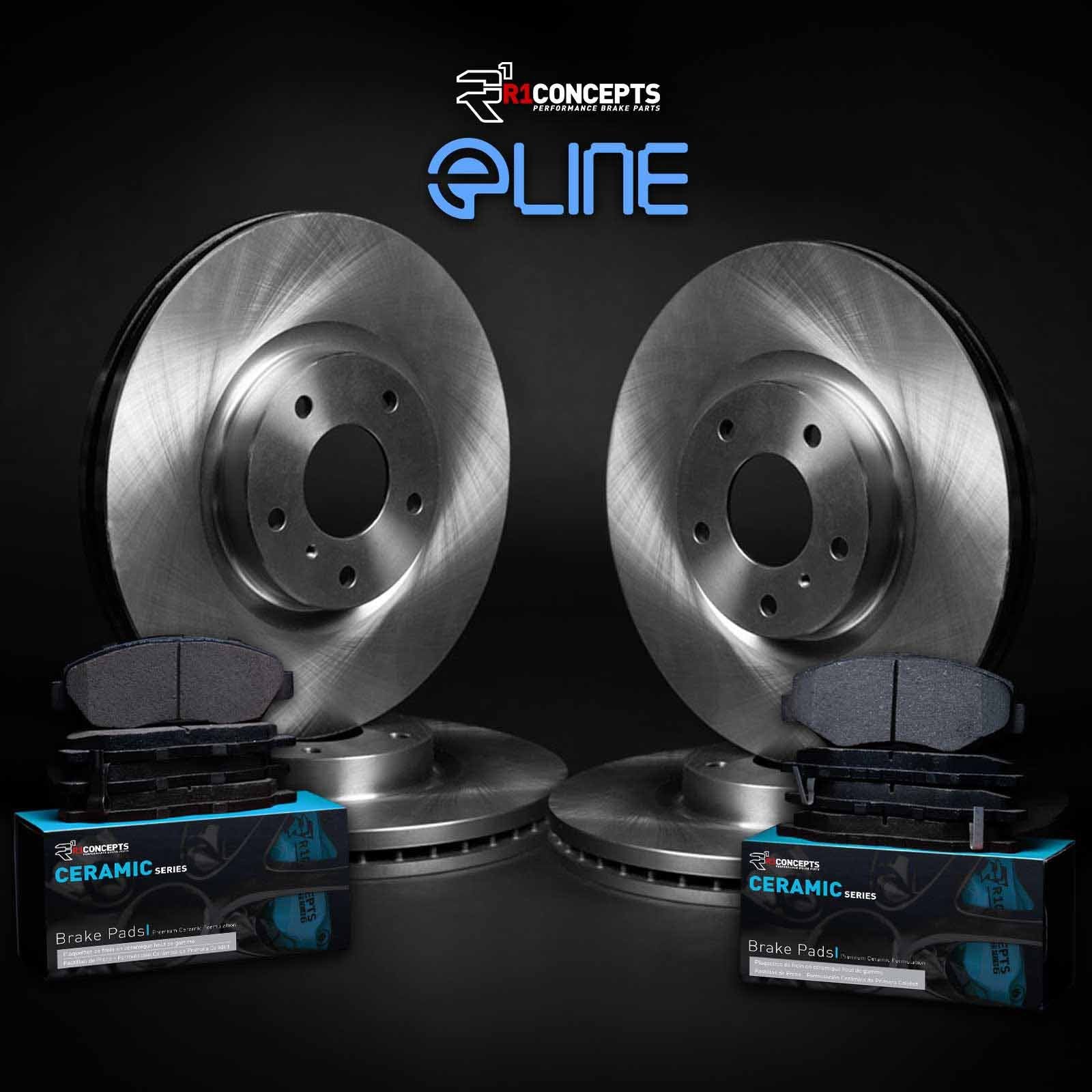 R1 Concepts® WFWN2-31068 - eLINE Series Front and Rear Brake Kit with ...