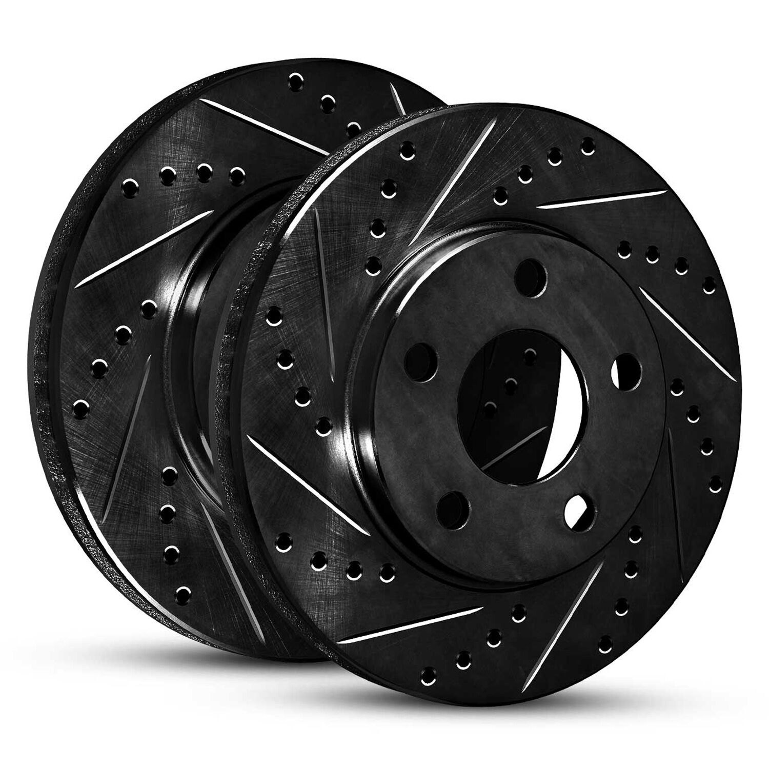 R1 Concepts® - Drilled and Slotted Disc Brake Rotor Set