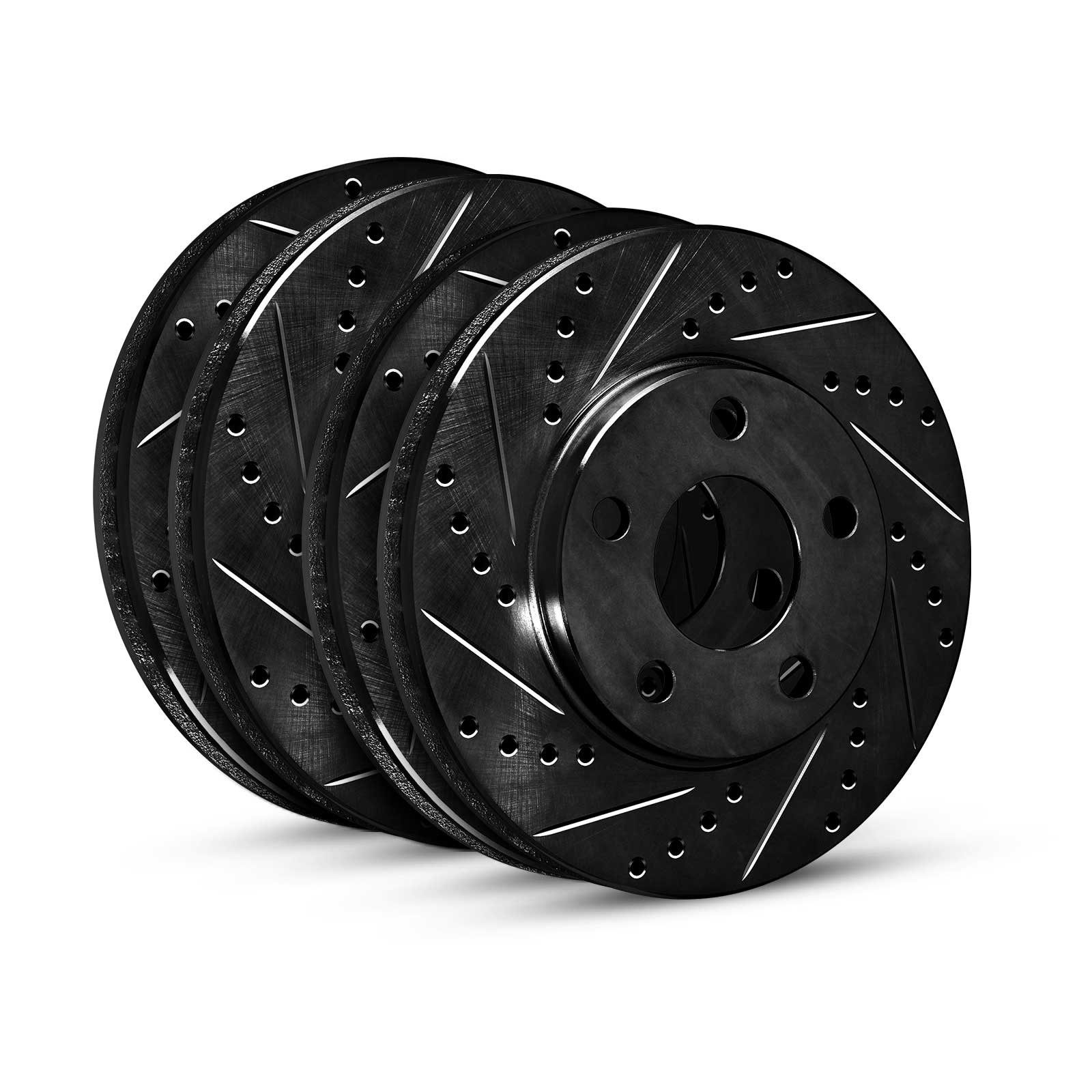 R1 Concepts® WHPN2-67051 - Drilled and Slotted Front and Rear Brake ...