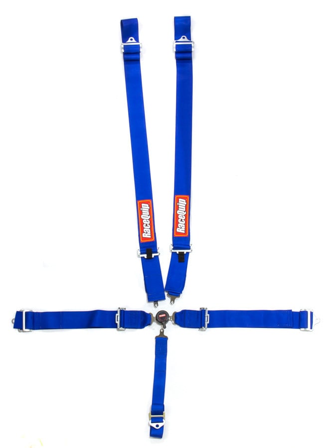 Racequip 741021rqp Blue Sportsman 5 Point Camlock Harness Set
