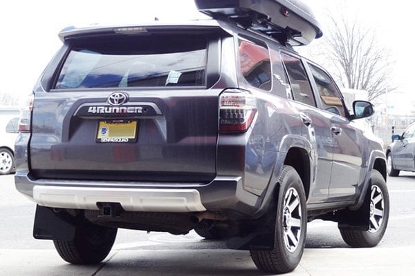 Rally Armor® MF48-UR-BLK/RD - UR Series Black Mud Flap Kit with Red ...