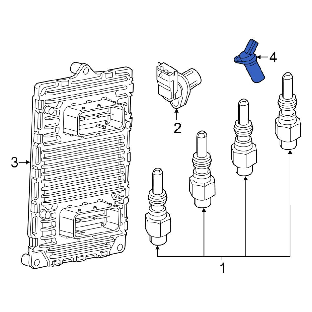 Ram OE 68098560AA - Engine Crankshaft Position Sensor