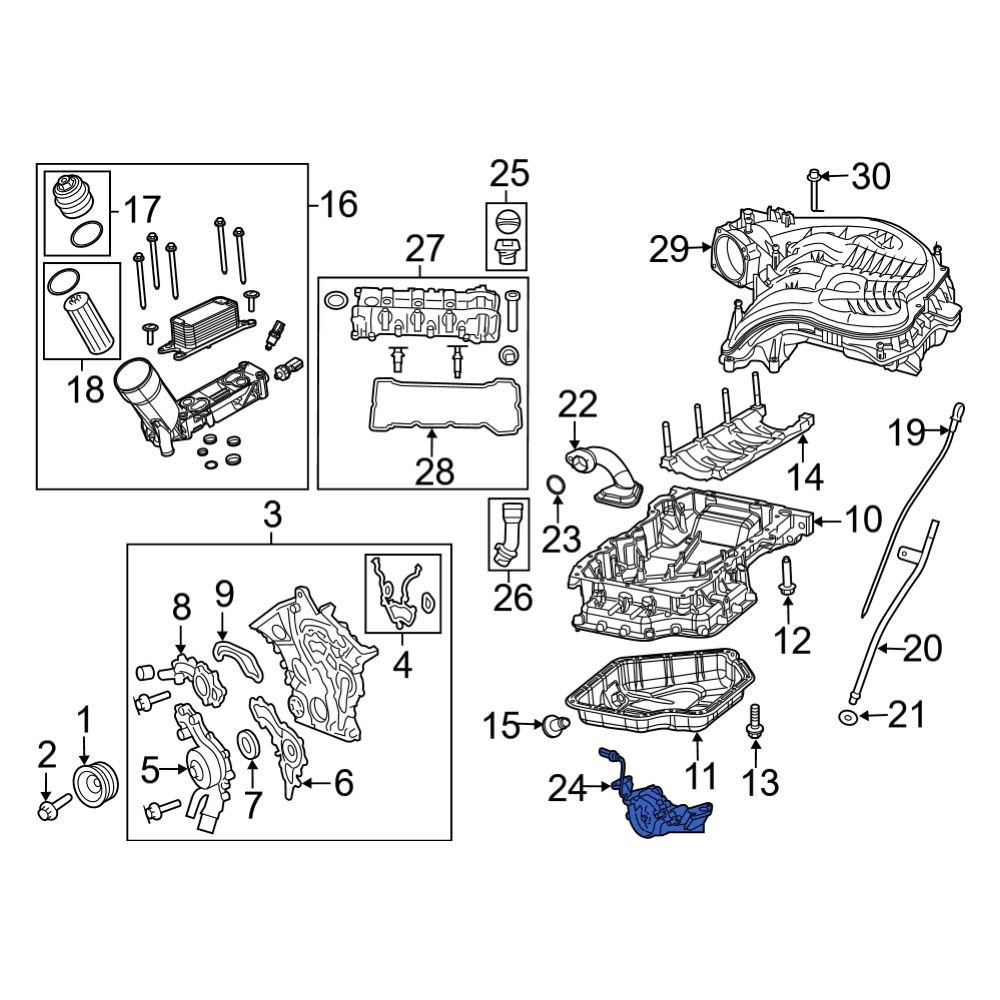 Ram OE 68252670AP - Engine Oil Pump