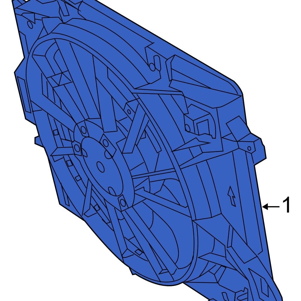 Ram OE 5058674AD - Engine Cooling Fan Assembly