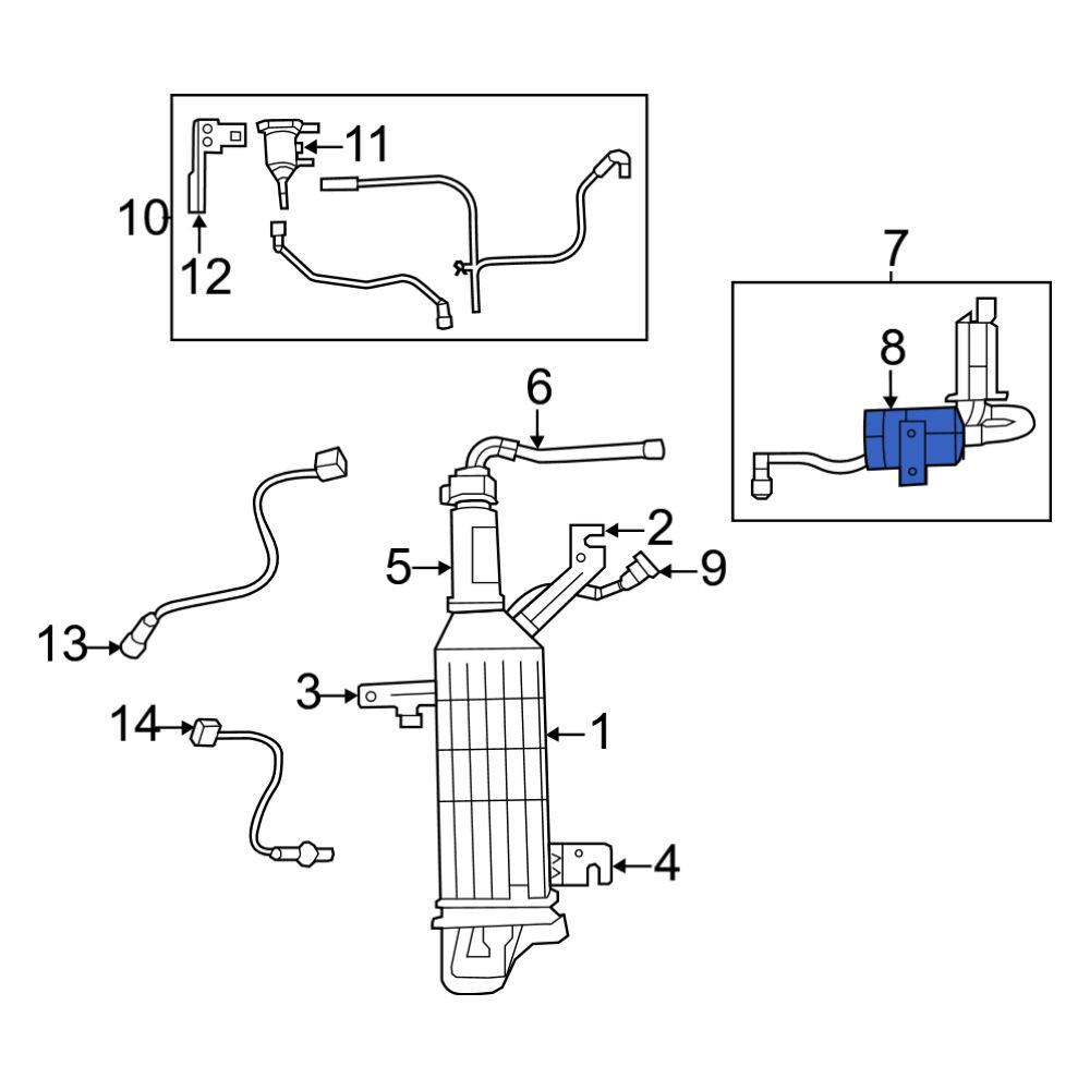 Ram OE 4891994AA - Vapor Canister Filter