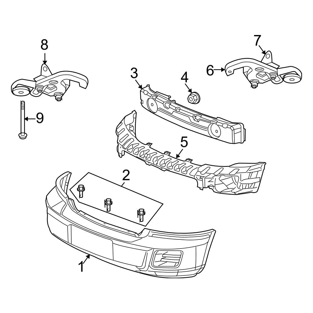 Ram OE 6101678 - Bumper Cover Nut