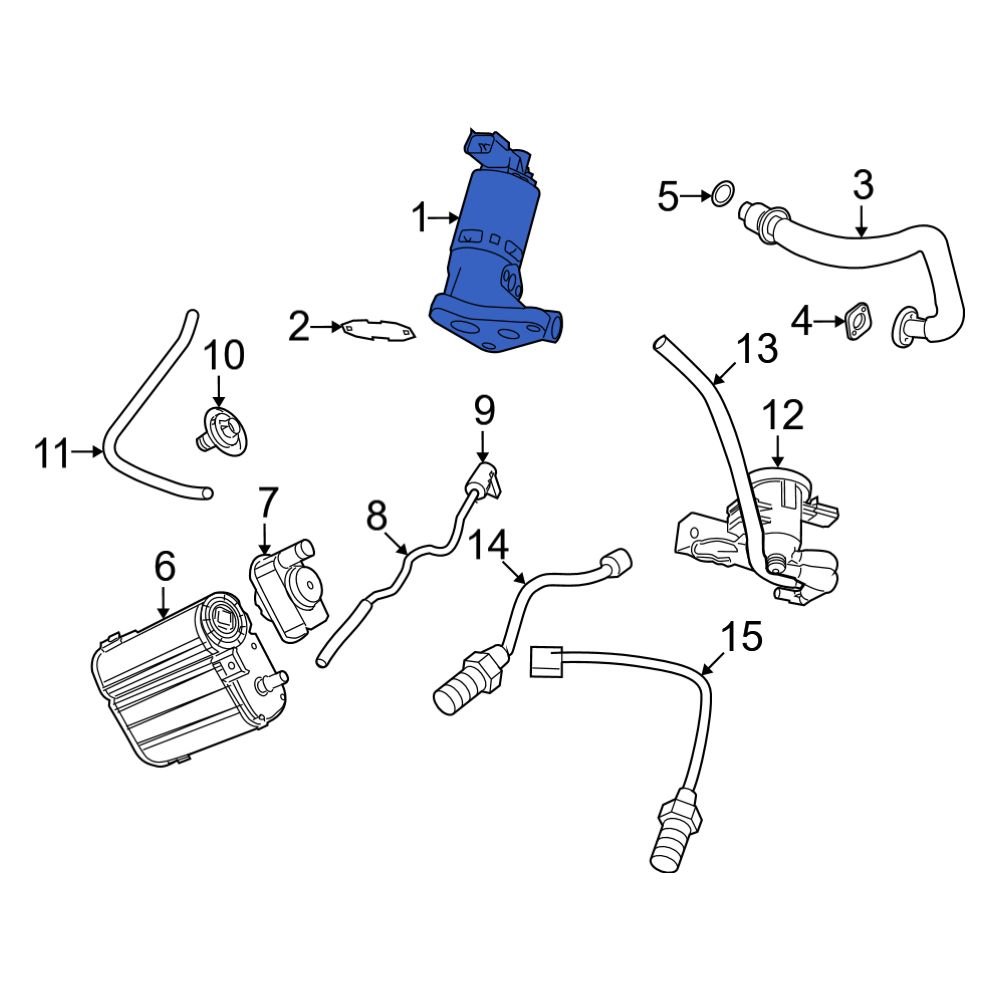 Ram OE 53034192AB - Exhaust Gas Recirculation (EGR) Valve