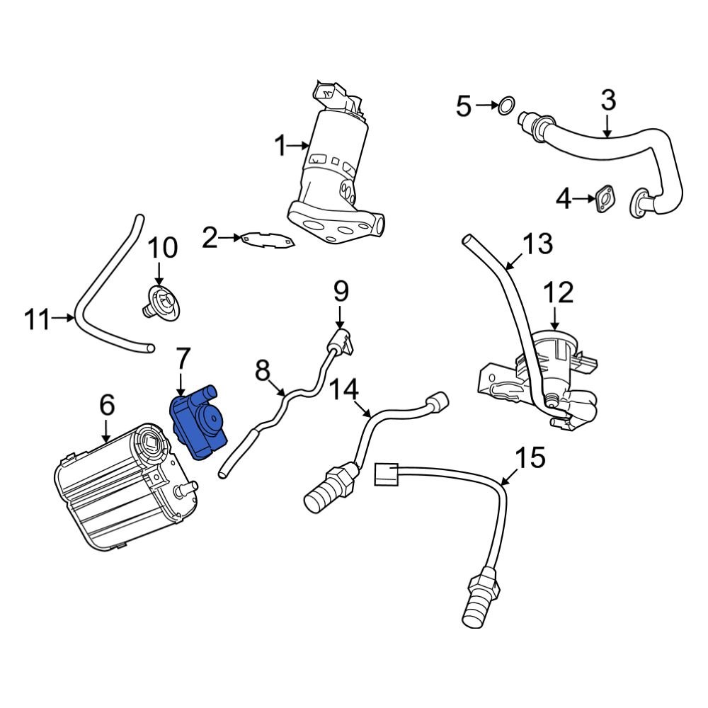 Ram OE 4861961AD - Evaporative Emissions System Leak Detection Pump