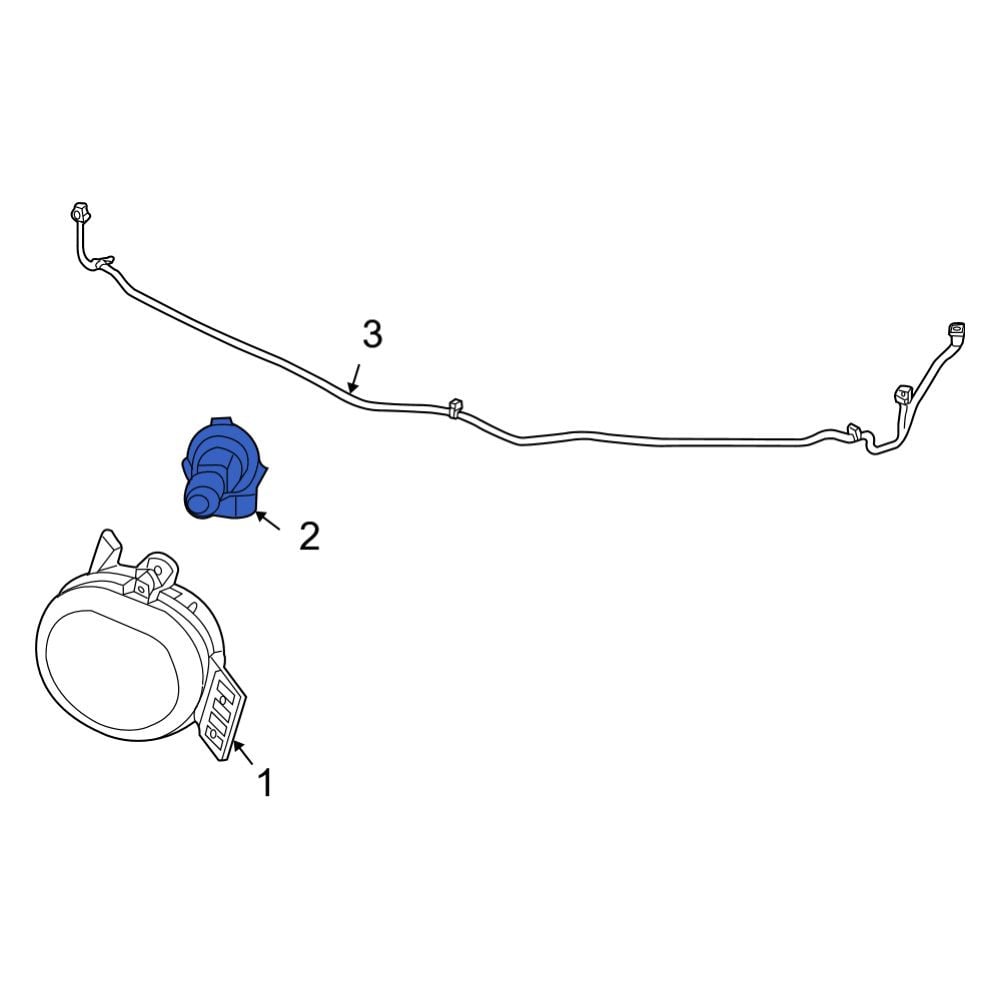 Ram OE L0009145 - Front Fog Light Bulb