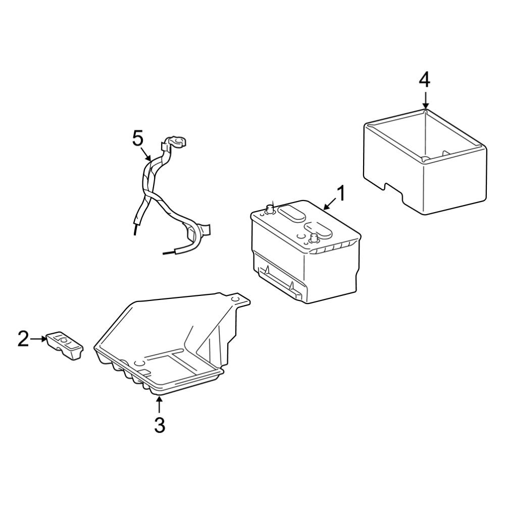 Ram OE BBH7F001AA - Vehicle Battery