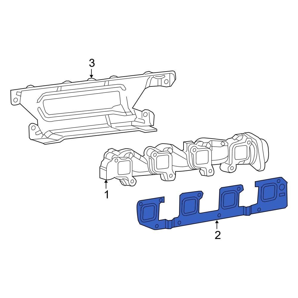 Ram OE 5045496AA - Right Exhaust Manifold Gasket