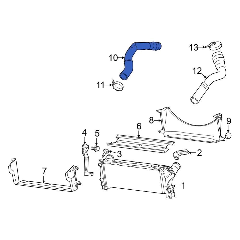 Ram OE 52014734AC - Intercooler Pipe