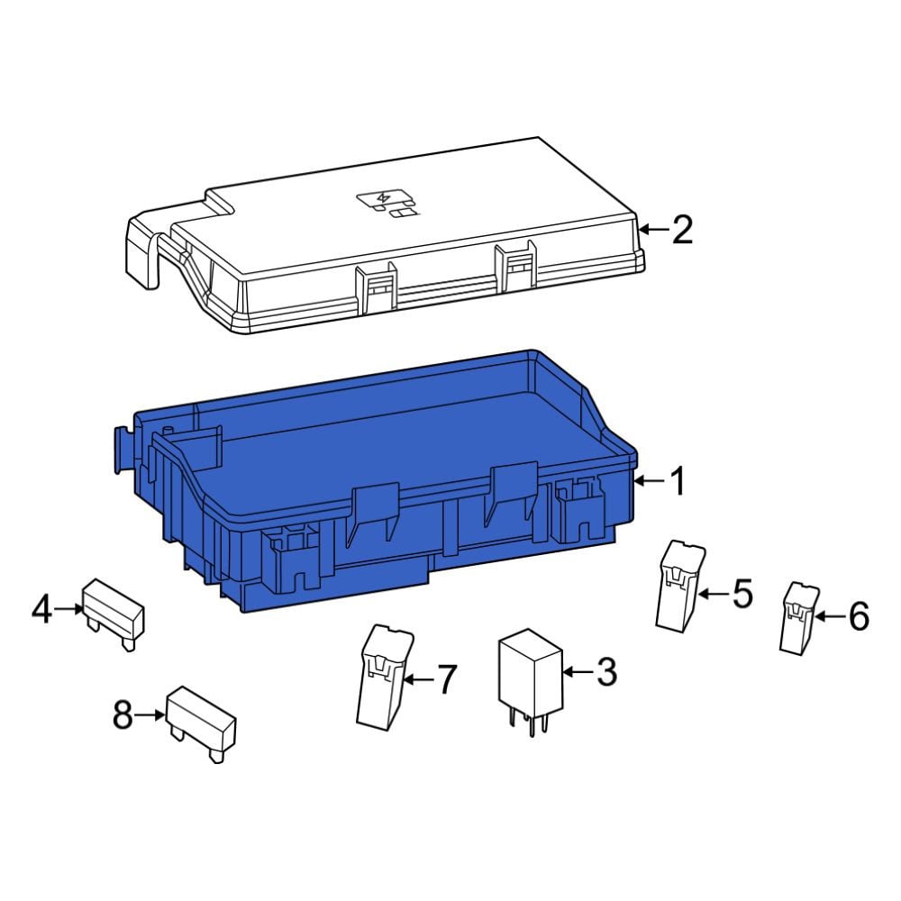 Ram OE 68322377AD - Fuse and Relay Center