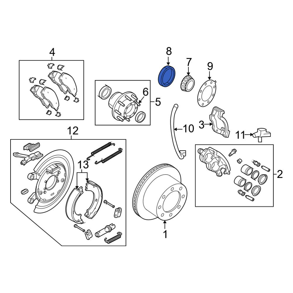 Ram OE 5086773AC - Rear Wheel Seal