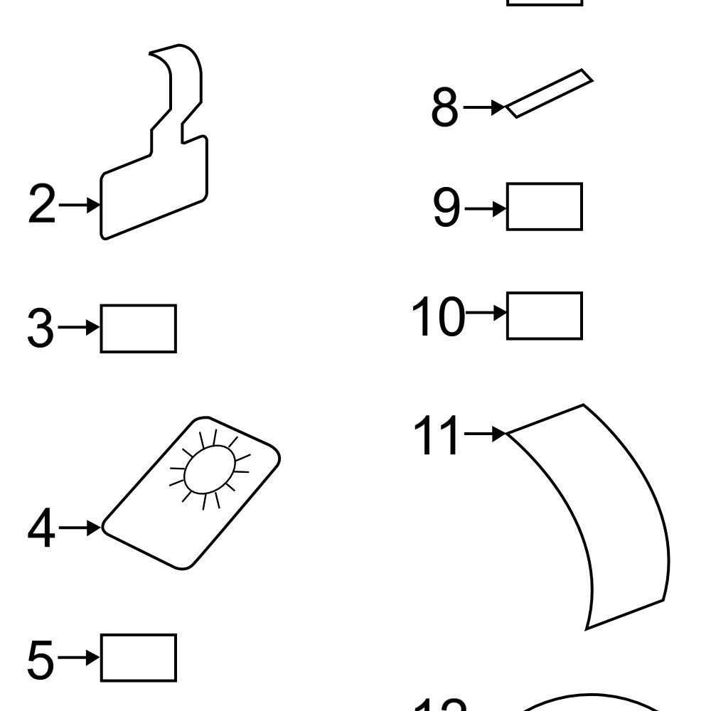 Ram OE 55056347AA - A/C System Information Label