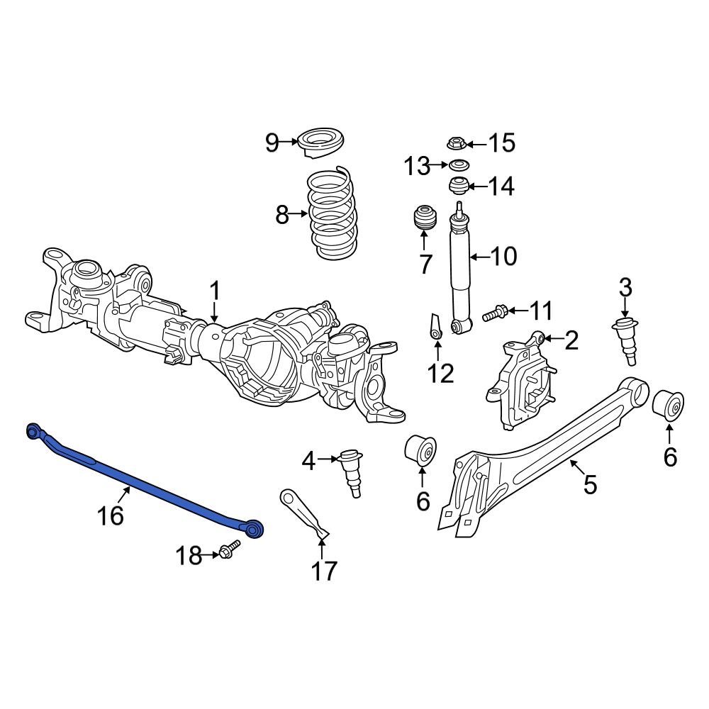 Ram OE 68223802AB - Front Suspension Track Bar