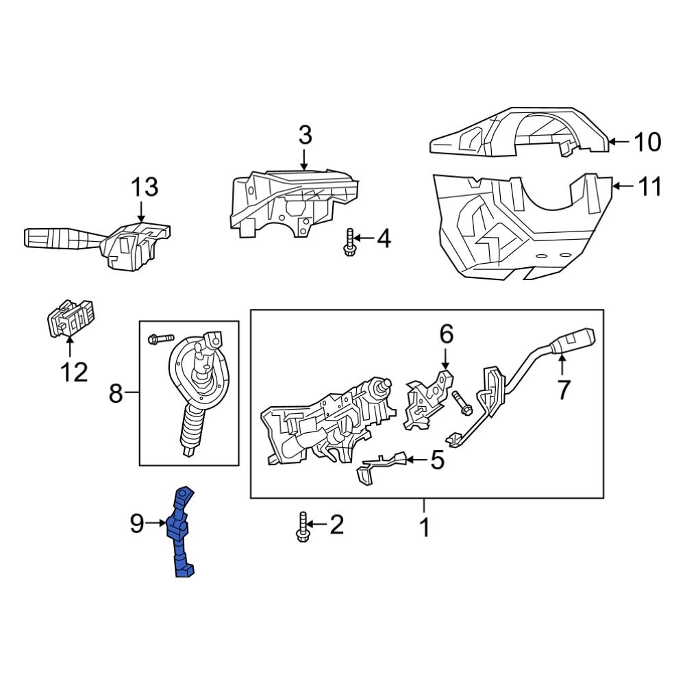 Ram OE 5057596AB - Lower Steering Shaft