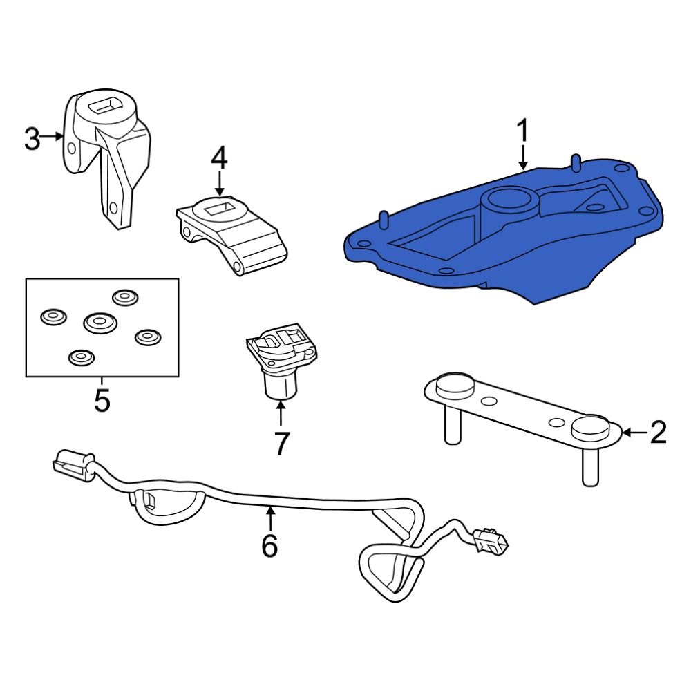 Ram OE 68349568AA - Rear Gooseneck Trailer Hitch