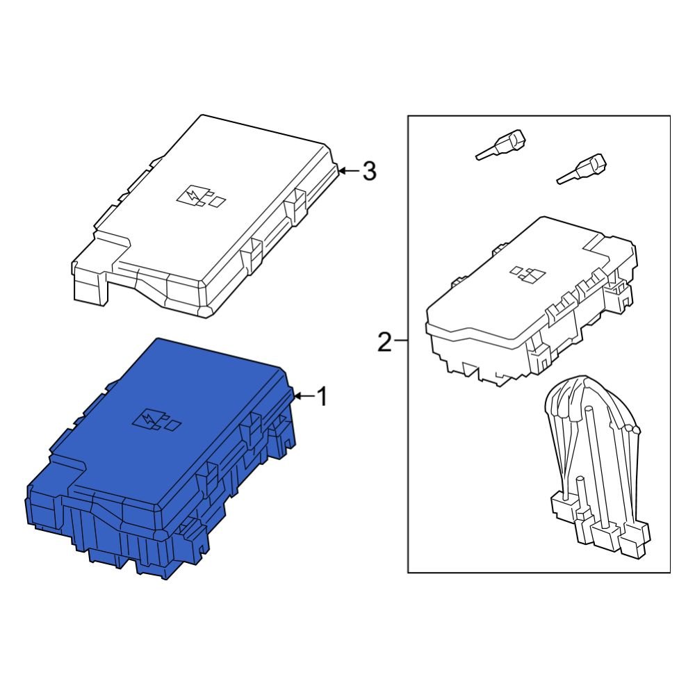 Ram OE 68437288AB - Fuse and Relay Center