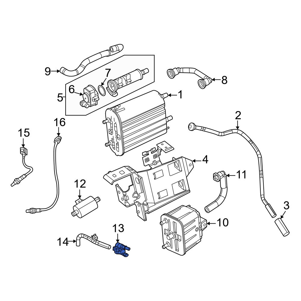 Ram OE 4627694AB - Vapor Canister Purge Solenoid