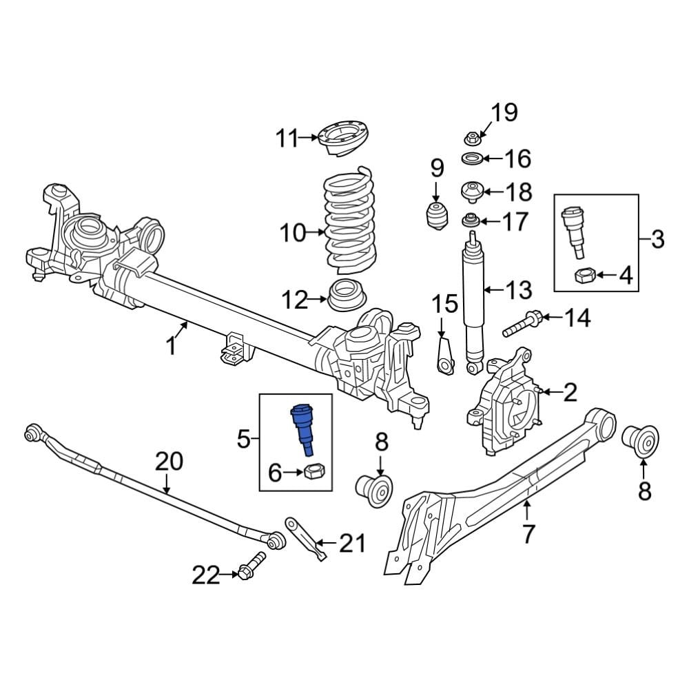 Ram OE 68216182AB - Front Lower Suspension Ball Joint