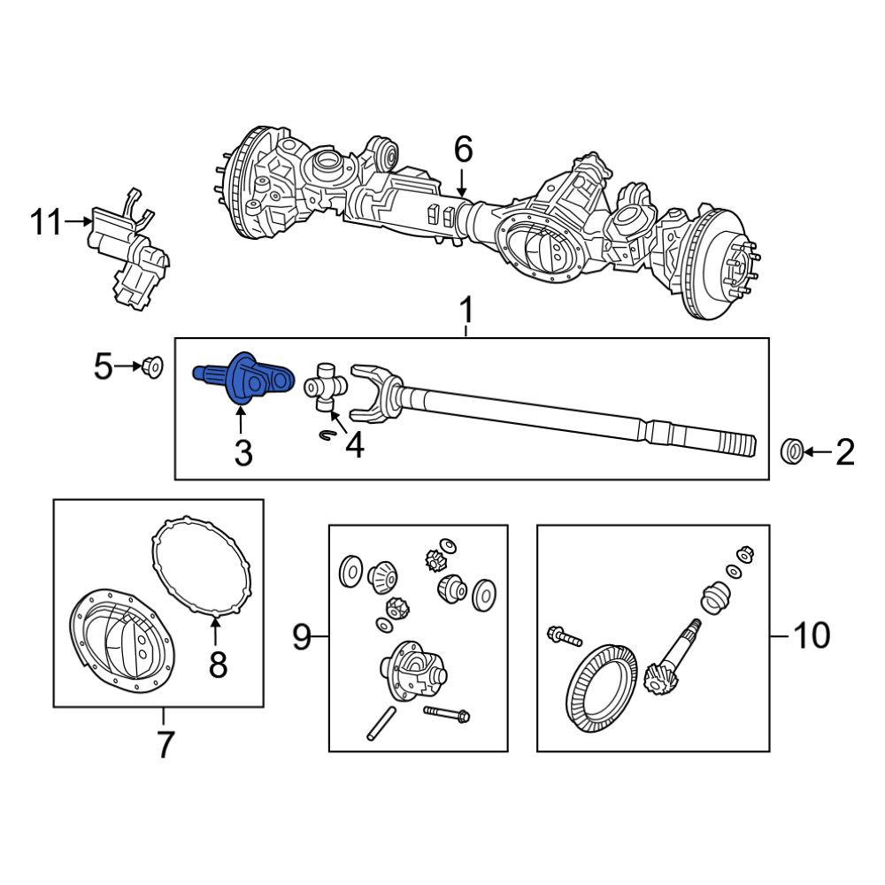 Ram OE 68449660AA - Front Outer Drive Axle Shaft