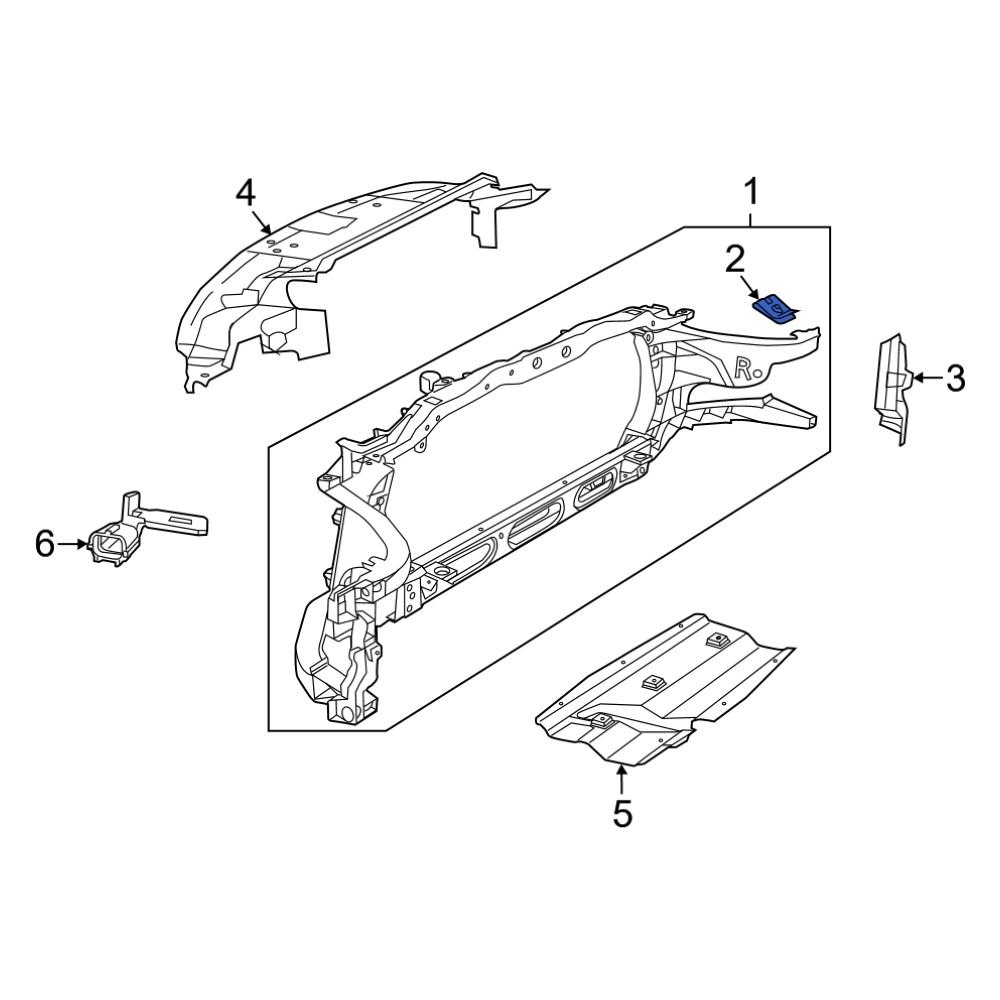 Ram OE 68050777AA - Headlight Mounting Nut